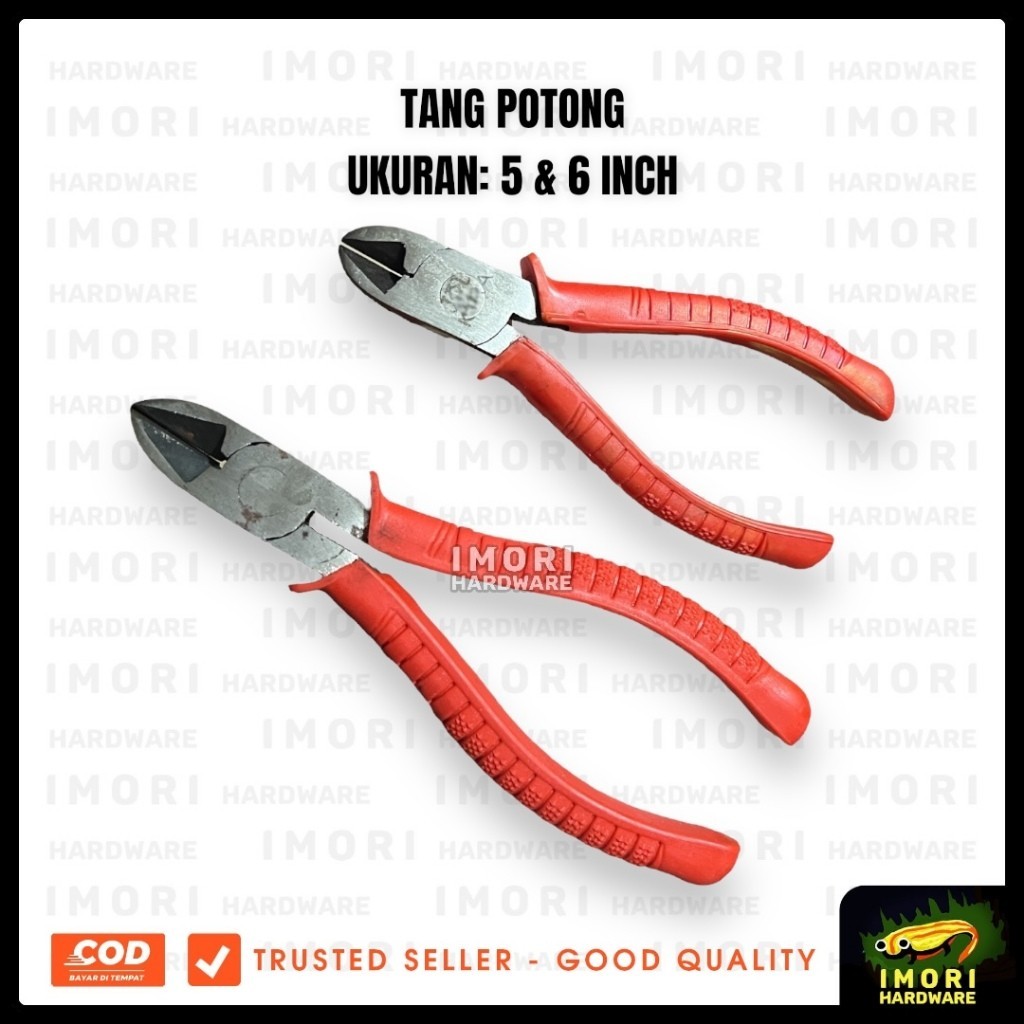 Jual DIAMOND Tang potong 5 6" inch gagang karet fiber plier bukan ...