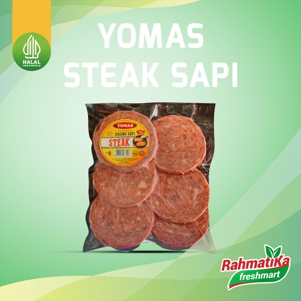 Jual Yomas Beef Steak / Daging Sapi Steak Isi 6 Pcs 500 gr | Shopee ...