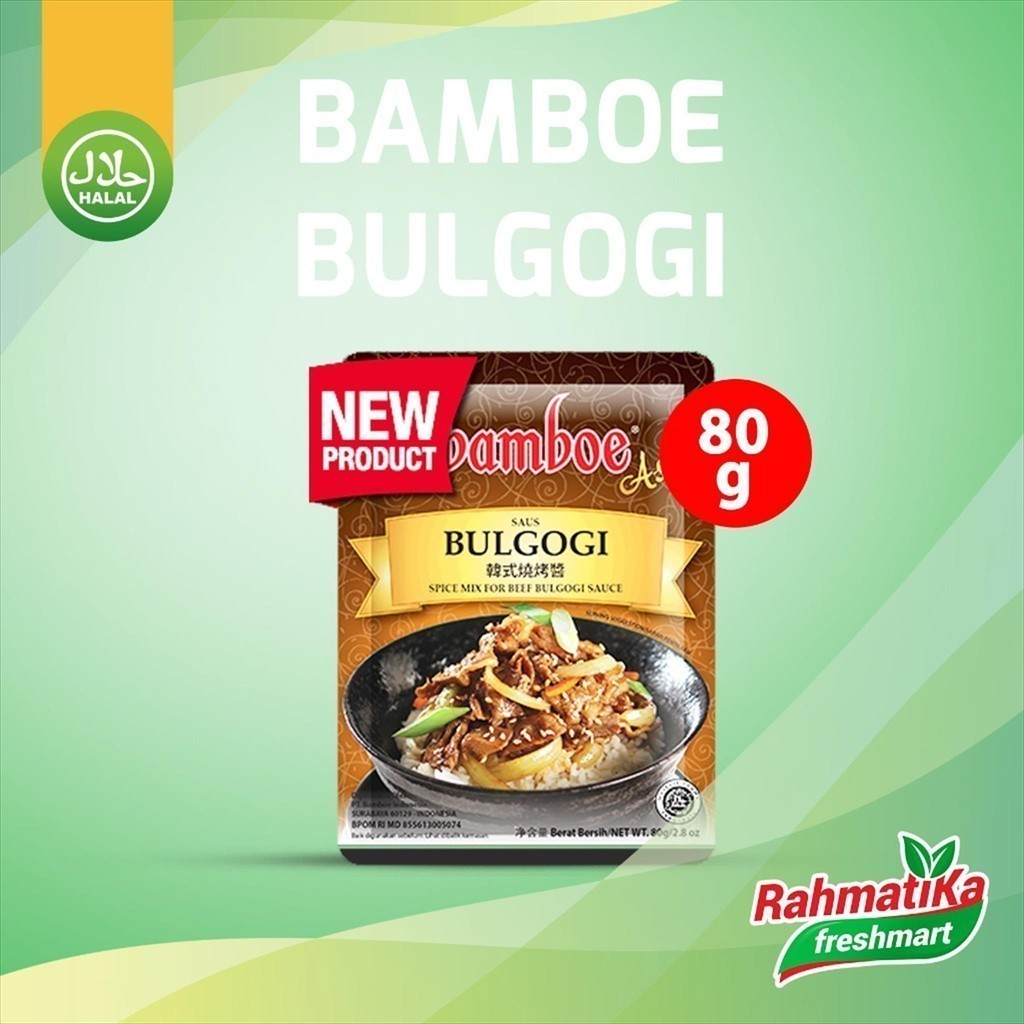 Jual Bamboe Asia Beef Bulgogi Sauce / Bumbu Saus Bulgogi 80 gram ...