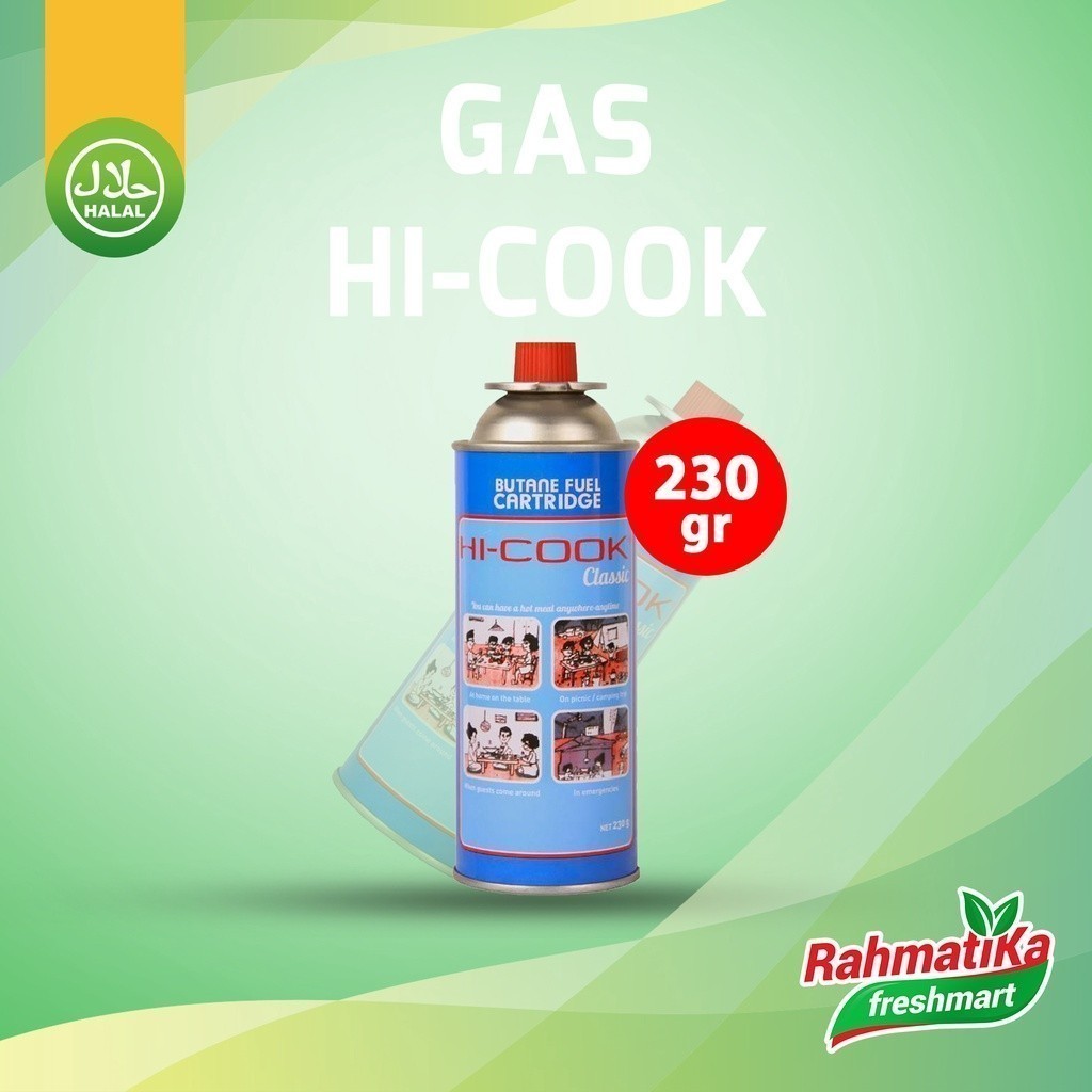 Jual Gas Hi Cook Classic / Fuel Cartridge Portable 230g | Shopee Indonesia