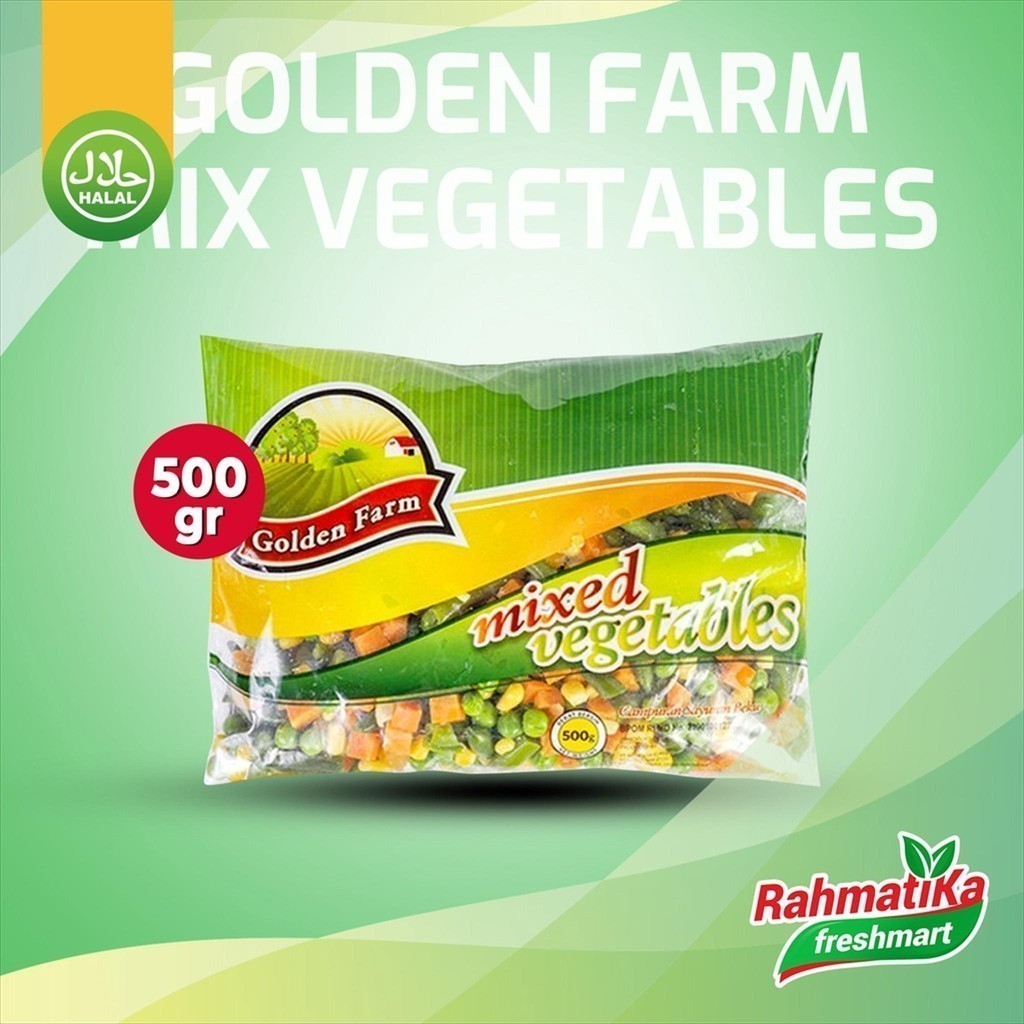 Jual Golden Farm Mixed Vegetables - Campuran Sayuran Beku 500 gr ...
