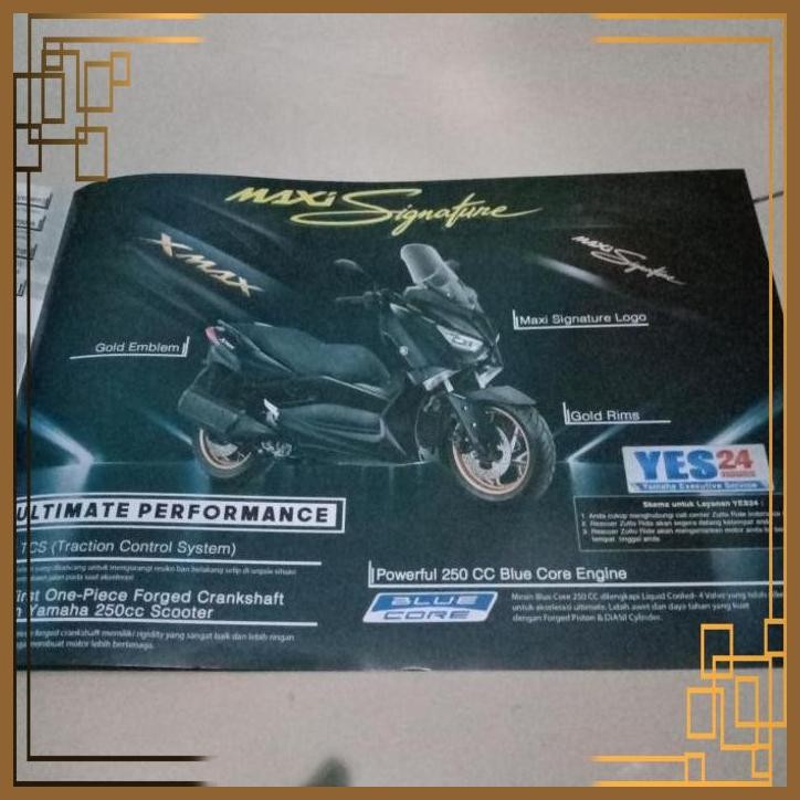 Jual [YNM] BROSUR YAMAHA XMAX NEW COLOR NEW COLOUR X-MAX | Shopee Indonesia