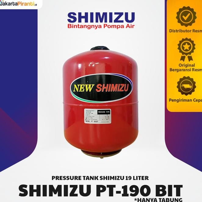 Jual Tabung Tangki Pressure Tank Pompa Air Jetpump Shimizu Pt-190 Bit ...