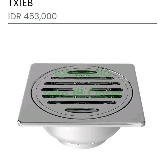 Jual FLOOR DRAIN TOTO TX1EB / SARINGAN GOT KAMAR MANDI murah | Shopee Indonesia