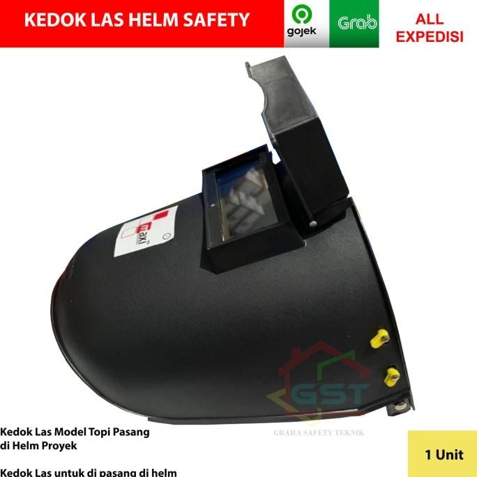 Jual Kedok Las Model Topi Pasang Di Helm Proyek / Kedok Las Helm Safety ...