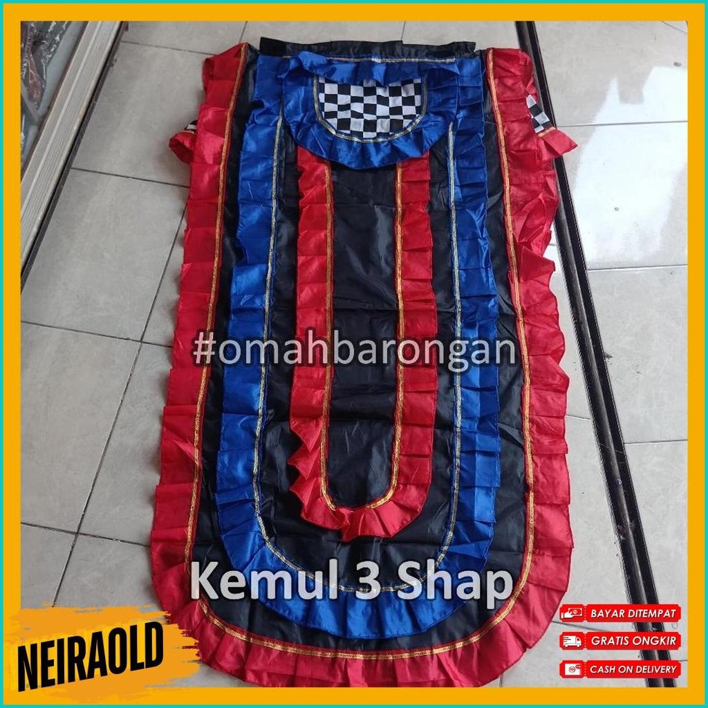 Jual Kemul Barongan Anak Sd Pentas Dewasa Warna Biru Hitam Merah Kuning ...