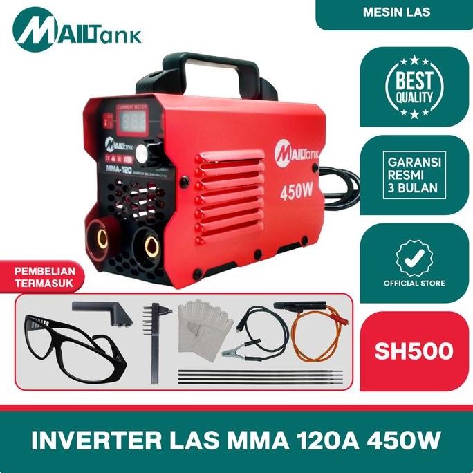 Jual Mailtank SH500 Mesin Las 450 Watt MAILTANK Inverter Welding Machine SH345G Travo Las MMA ...