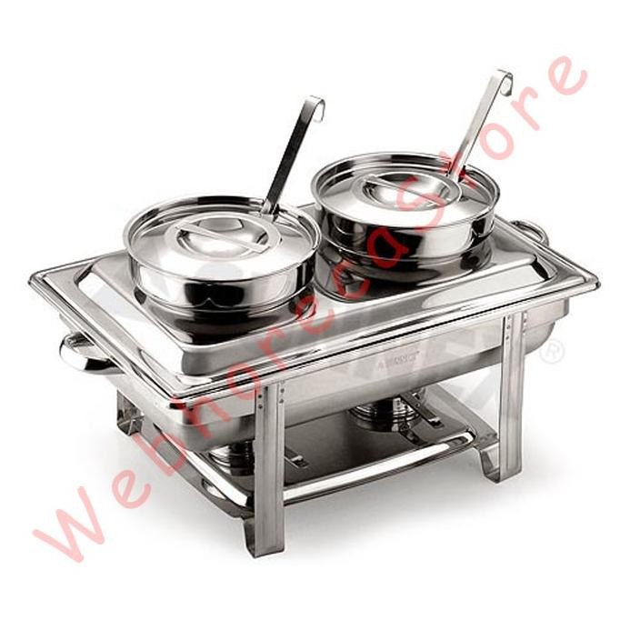 Jual Sunnex Double Bain Marie 2X4L/ Prasmanan Bubur Soup Tureen X24189 ...