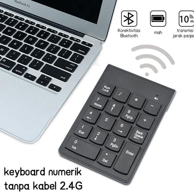 Jual Sale Wireless Bluetooth Keyboard 2.4Ghz Office Numeric Numpad ...