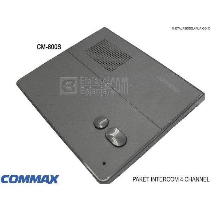 Jual Promo Intercom Speaker / Handsfree Commax 4 Channel - Model Kabel | Shopee Indonesia