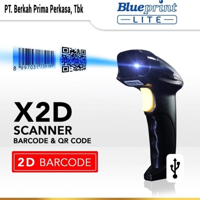 Jual BEBAS ONGKIR - Barcode Scanner CCD 2D BLUEPRINT X2D USB Auto Scan ...