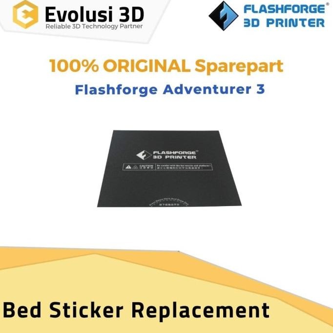 Jual Buildforge Original Flashforge 3D Printer Buildtak Bed Sticker Co ...