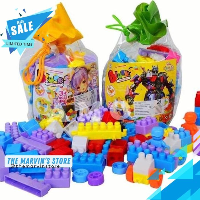 Jual MAINAN EDUKASI BALOK SUSUN PIP BLOCK ISI 78 PCS - BLOCK SUSUN ...