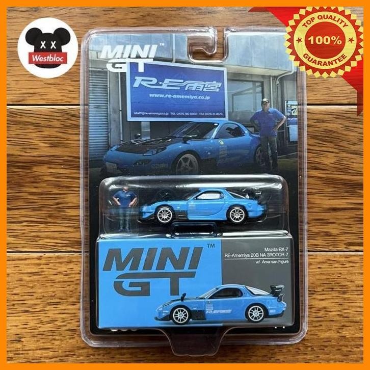 Jual [WES] TSM MINI GT 880 RX-7 RE-AMEMIYA BLUE BLISTER PACKAGE TOKYO ...
