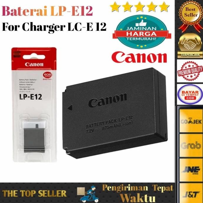 Jual Produk Baru!! BATERAI CANON BATRE EOS M50 SL1 M10 M2 BATREI M100 100D LP E12 BATTERY ...