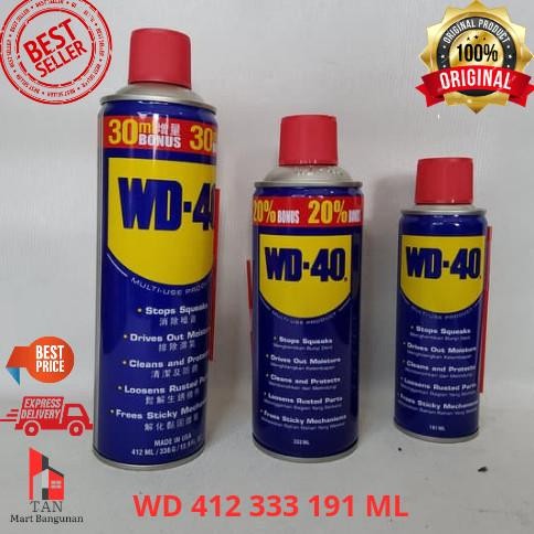 Jual Wd40 Wd-40 Wd 40 Pelumas Anti Karat 191 333 412 Ml Jumbo Co | Shopee Indonesia