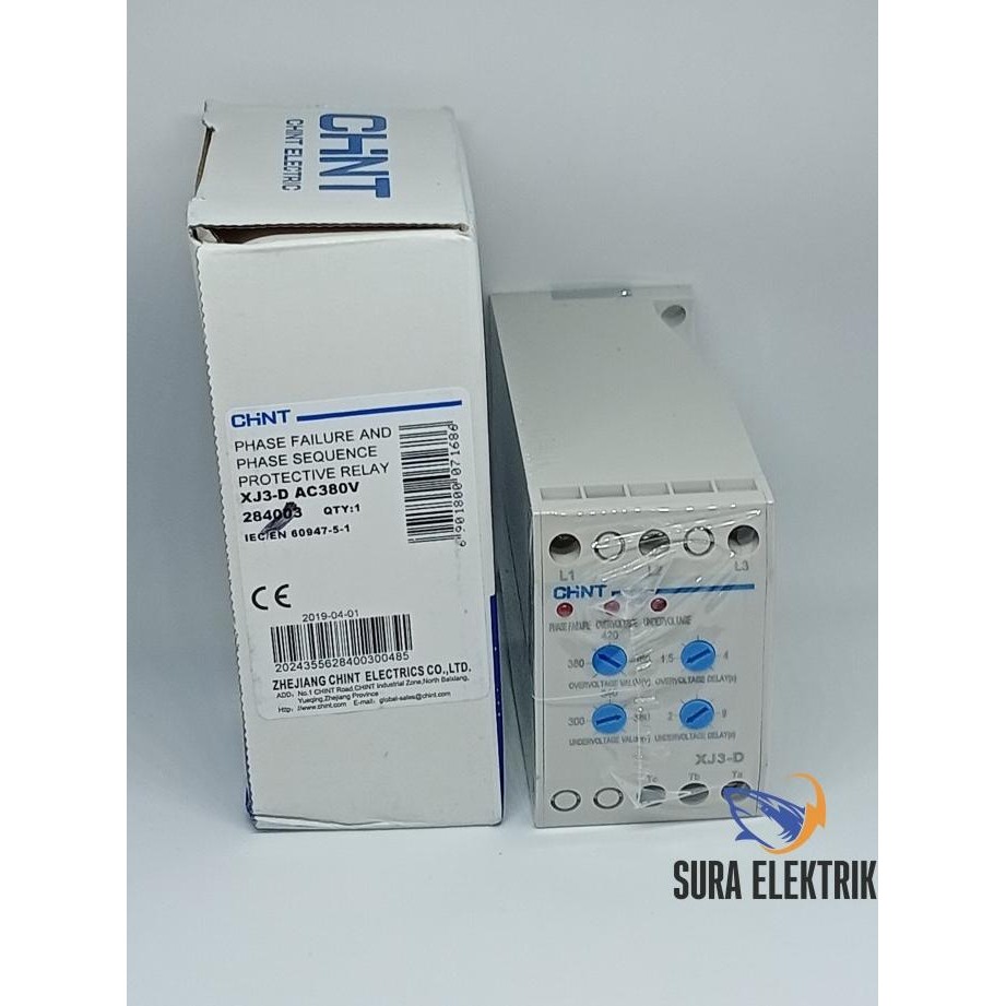 Jual PHASE FAILURE RELAY PFR XJ3-D 380V CHINT ORIGINAL DAN TERPERCAYA | Shopee Indonesia