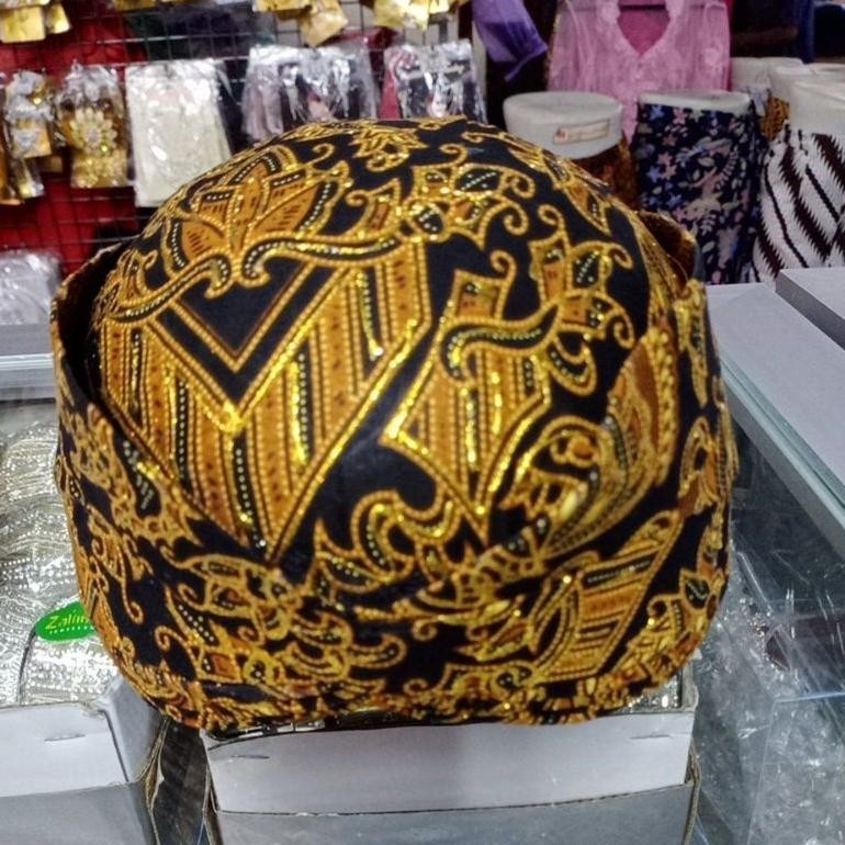 Jual Blankon Prada / Blankon Pengantin / Blangkon Amon / Blankon Bapak ...