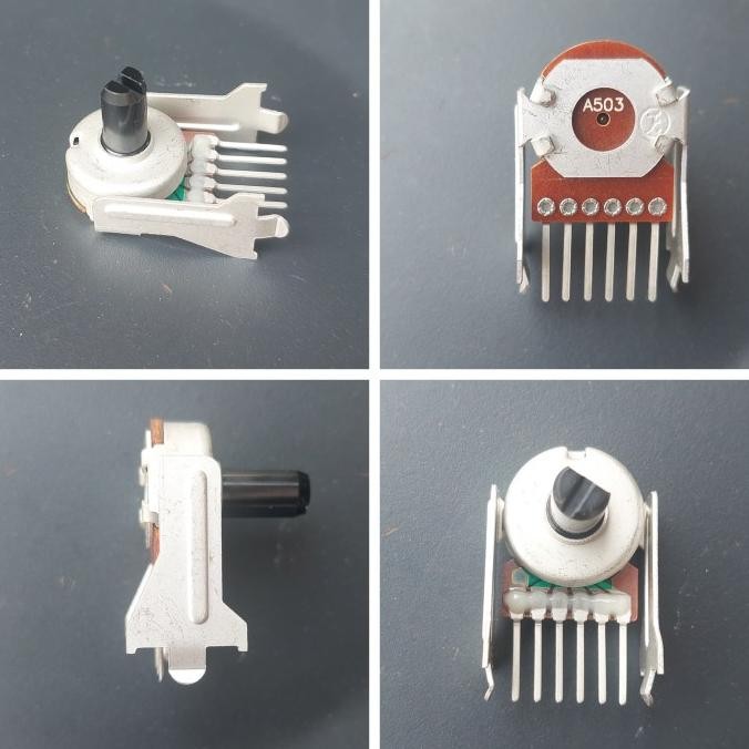 Jual Baru ( POTENSIO SISIR 6P ) Potensiometer Dual A503 B503 503 Audio ...