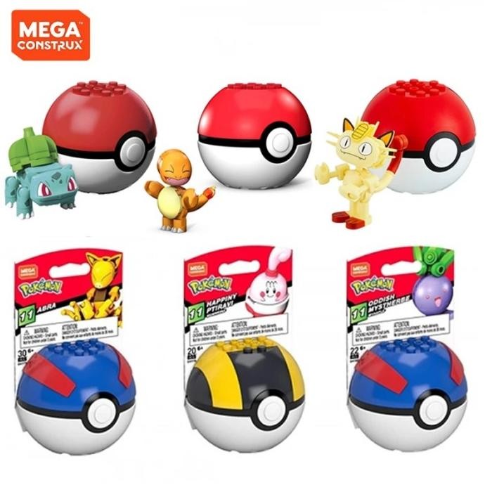 Jual Pokemon Mega Construx Poke Ball Bricks Authentic Mattel | Shopee ...