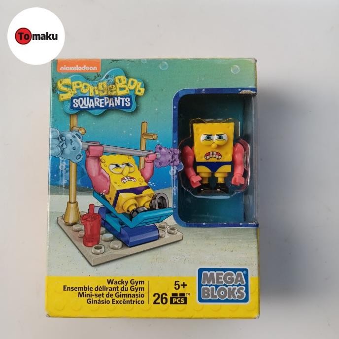 Jual MEGA BLOKS - SPONGEBOB SQUAREPANTS WACKY GYM | Shopee Indonesia