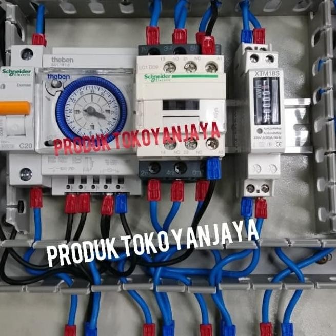 Jual Panel lampu jalan/panel pju/panel lampu taman/panel timer theben ...