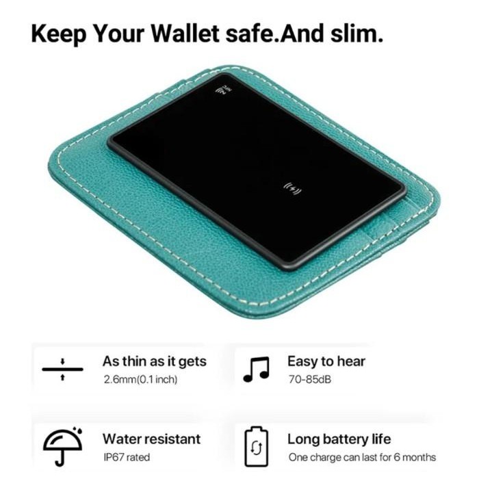Jual Mili Micard Rechargeable Nfc Pelacak Dompet Gps Tracker Apple Find ...