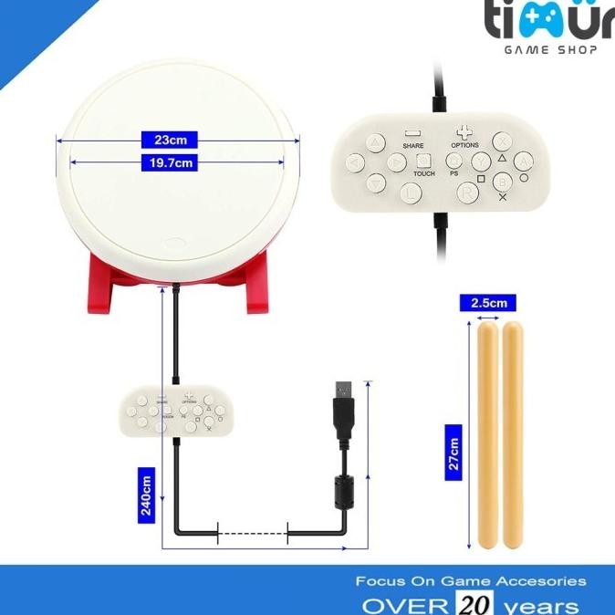 Jual Produk Baru!! Taiko Drum Controller Nintendo Switch PC PS4 ...