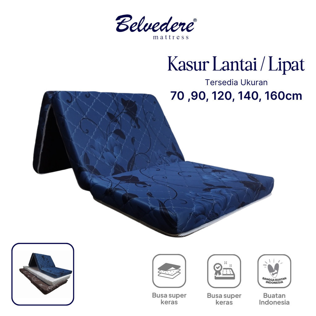 Jual Belvedere Matras Tri Fold Knitting / Kasur Lantai / Kasur Busa ...