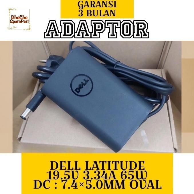 Jual Adaptor Charger Laptop Dell Latitude 5400 Series 65W Oval 19.5V 3 ...