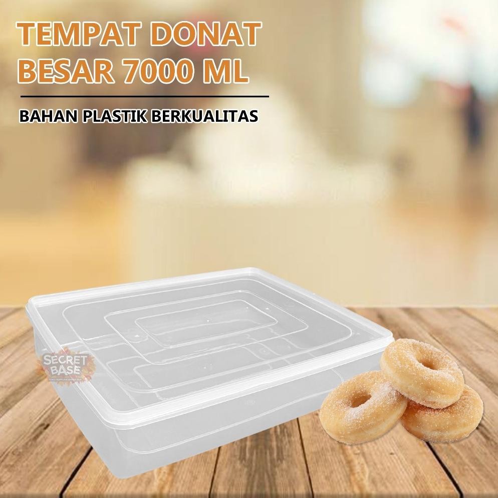 Jual Tempat Donat Besar - Wadah Makanan Serbaguna 7000Ml / Kotak ...