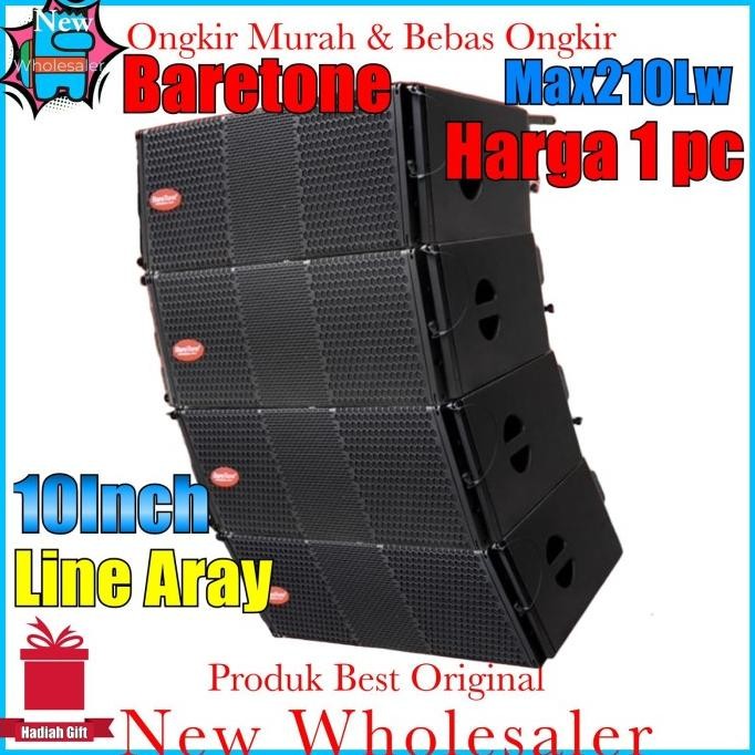 Jual Terlaris Speaker Sound Line Array 10 Inch 2Way Baretone Max210Lw ...