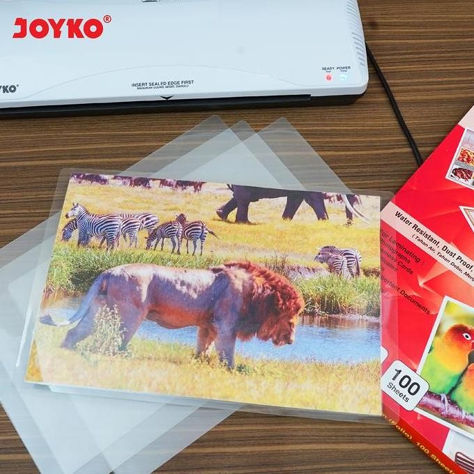 Jual Joyko Laminating Film A4 F4 Ktp Folio Kertas Plastik Laminating ...