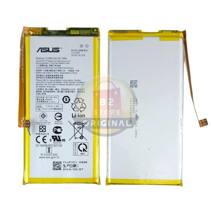 Jual ORIGINAL 100% BATERAI BATTERY ASUS ROG PHONE 2 | II ZS660KL ...