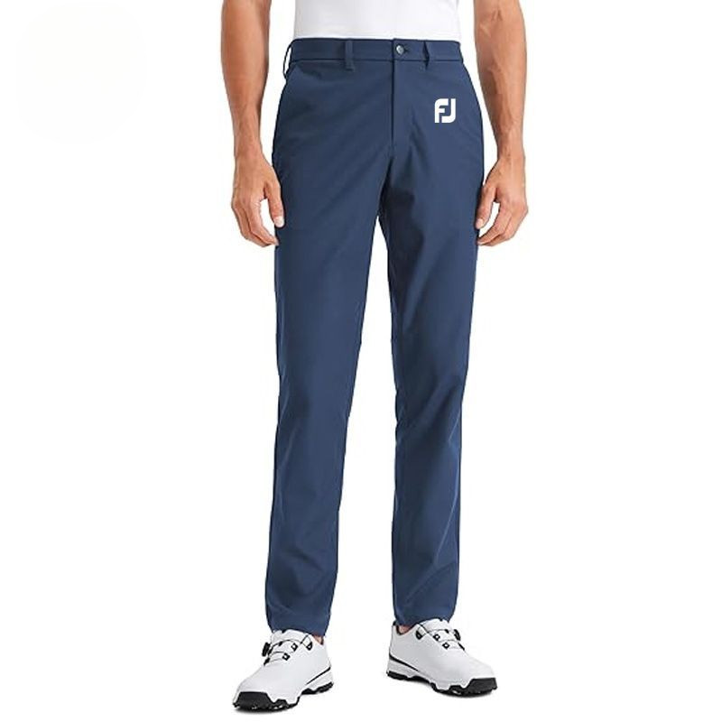 Jual Golf Pants Men High Elastic Long Pants Men Slim Fit Men's Pants ...