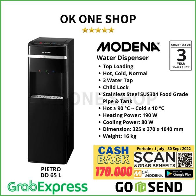 Jual modena dd 65 l pietro - water dispenser galon bawah | Shopee Indonesia