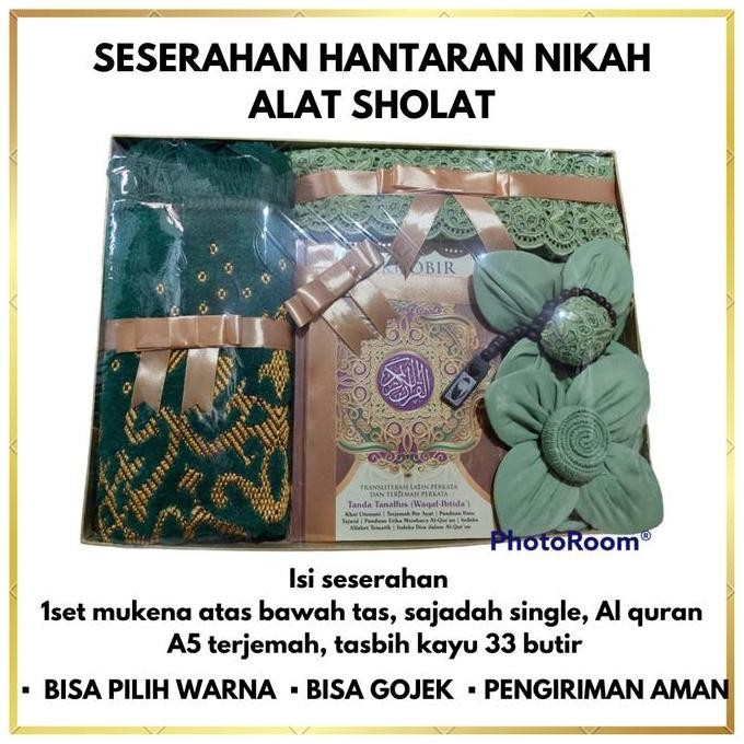 Jual ready !!! SESERAHAN HANTARAN NIKAH SEPERANGKAT ALAT SOLAT | Shopee ...