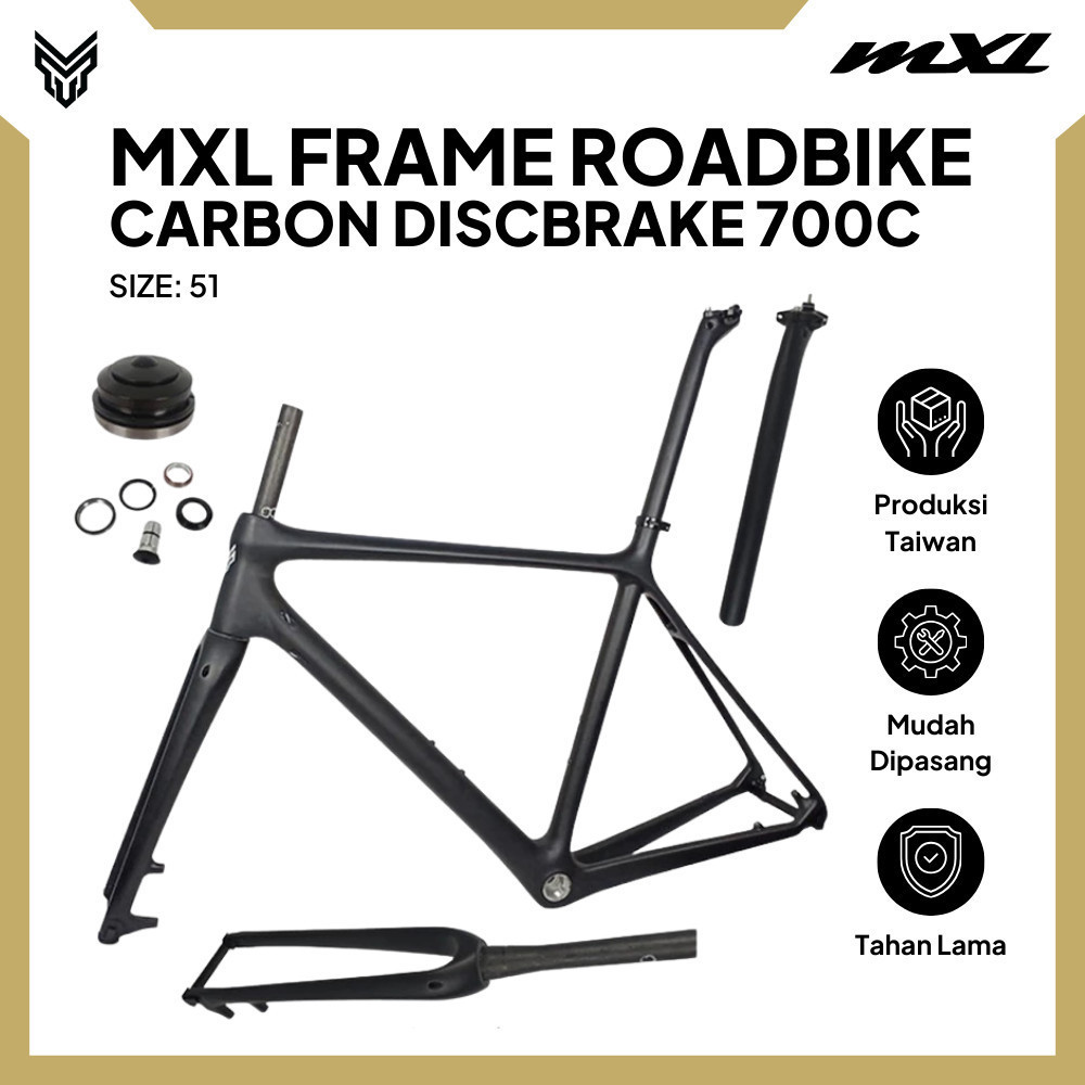 Jual MXL Frame Carbon Sepeda Balap Hybrid 700c Discbrake Road Bike ...