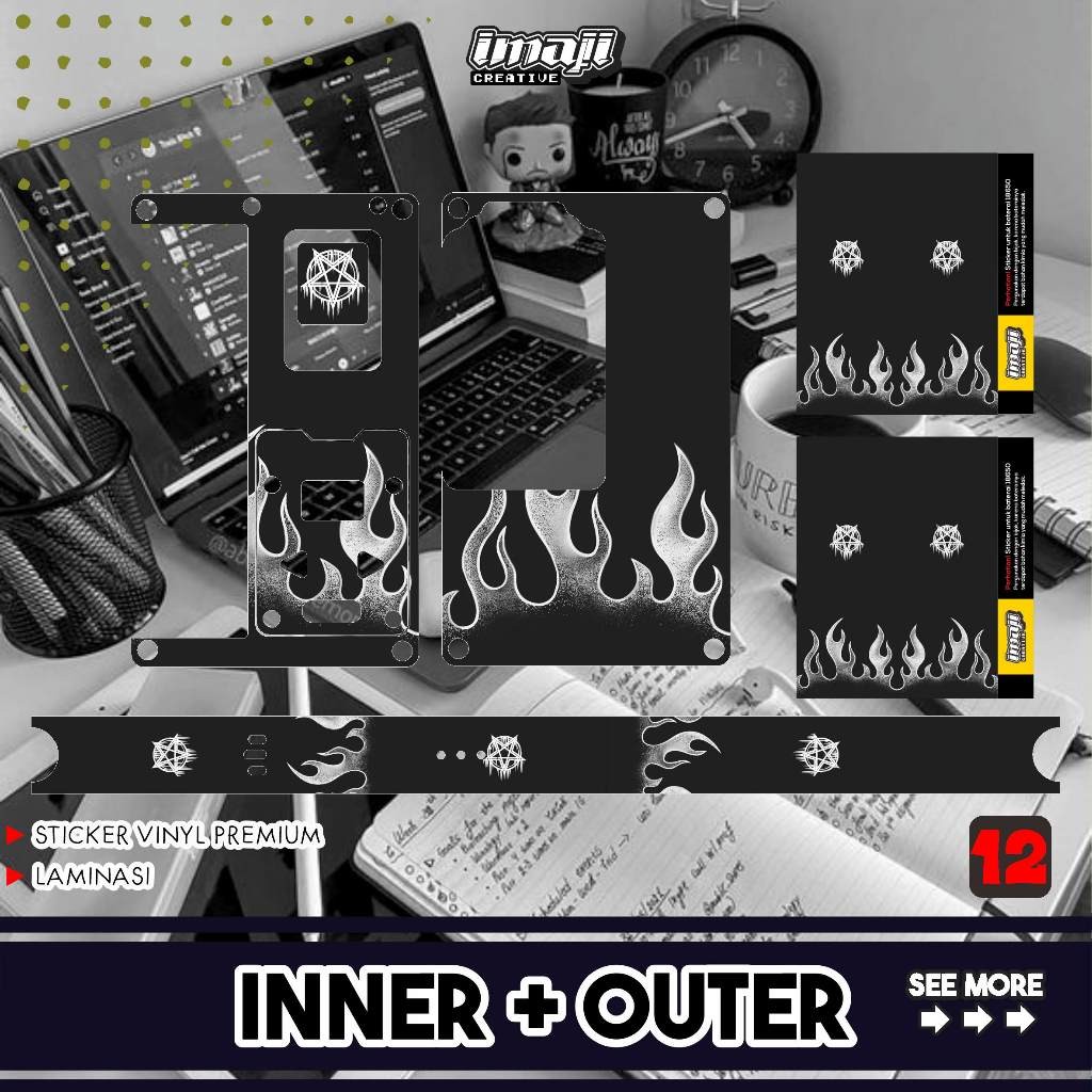 Jual Terlaris Imaji Creative Centaurus B80 12 Stiker Garskin Premium ...