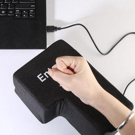 Jual Big Enter Key Usb, Tombol Enter Jumbo, Bantal Enter, Penghilang ...