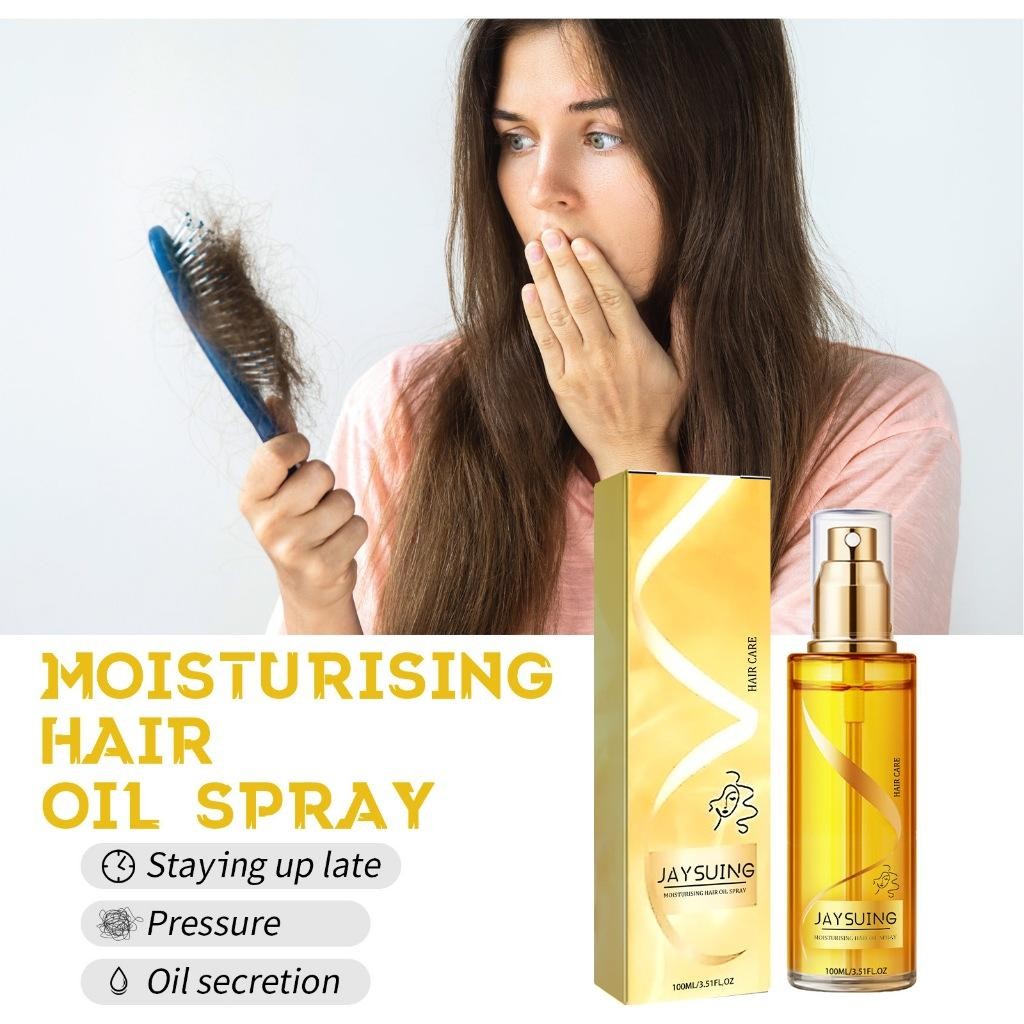 Jual Jaysuing Hair Serum Semprotan 100Ml Argan Oil Hair Care Serum ...