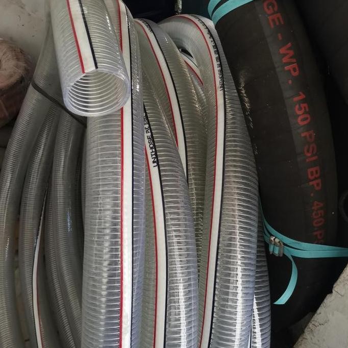 Jual Selang Kawat Spiral Bening 3 inch PVC SPRING HOSE 3 inch | Shopee ...