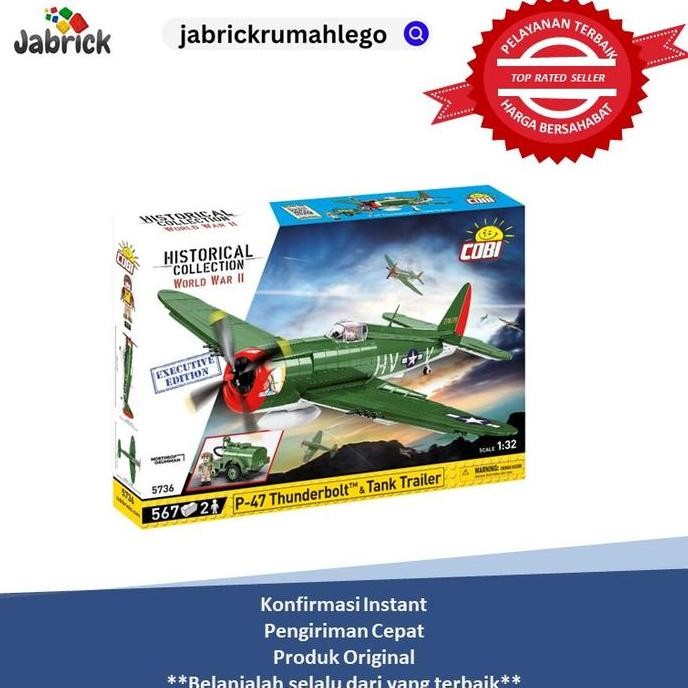 Jual COBI 5736 (P - 47 Thunderbolt & Tank Trailer) | Shopee Indonesia