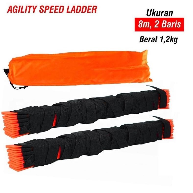 Jual Ready Agility Ladder 4M 6M 8M Drills Training Tangga Kelincahan ...