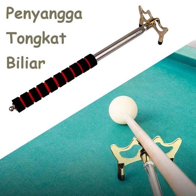 Jual TELESKOPIS SETIK BILIARD TEMPAT CUE BILLIARD CROSS BRIDGE HEAD RAK ...