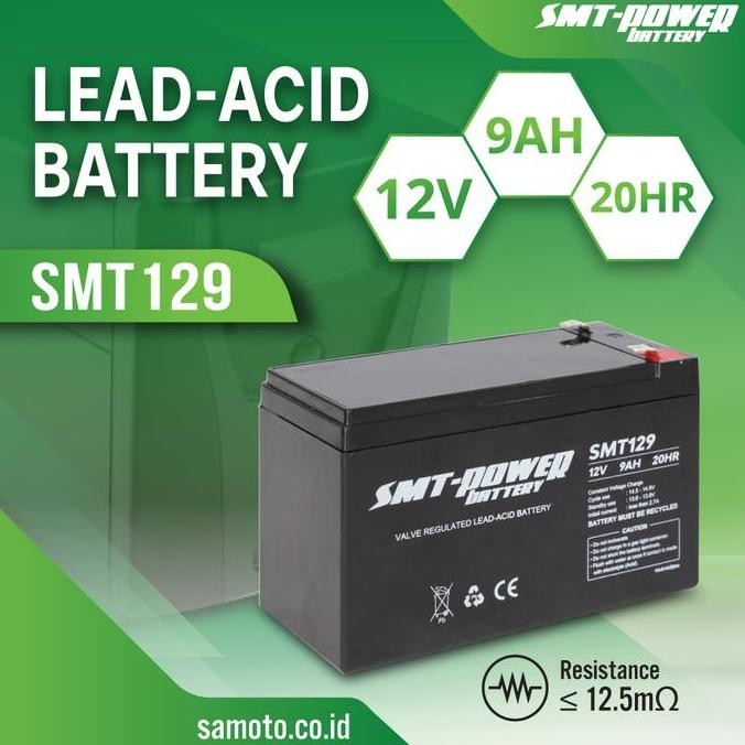 Jual battery ups ica apc liebert / aki kering / baterai vrla smt 12v ...