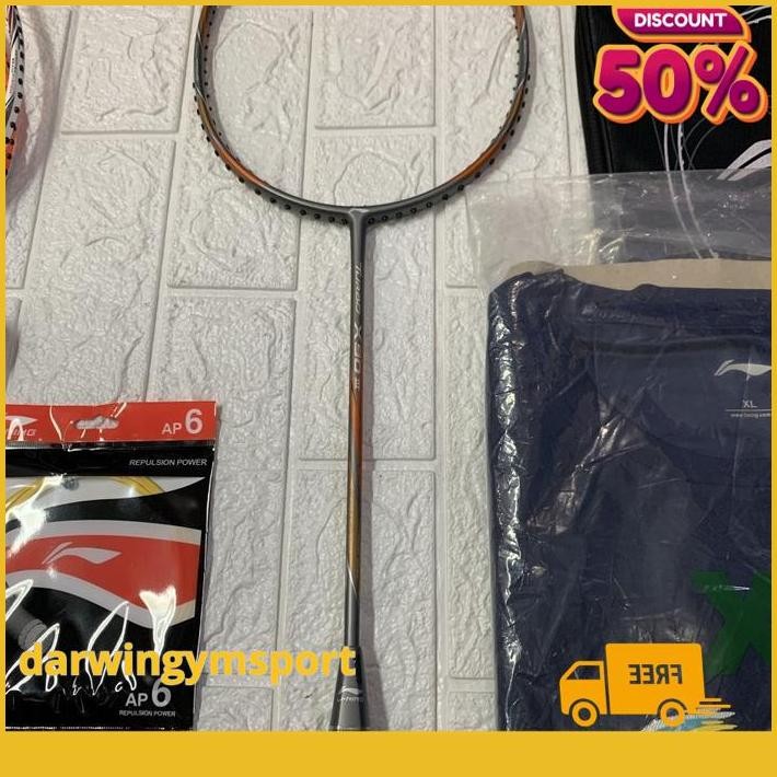 Jual RAKET BADMINTON NEW LINING TURBO X 90 III/ X90 ULTRALIGHT HEAD ...
