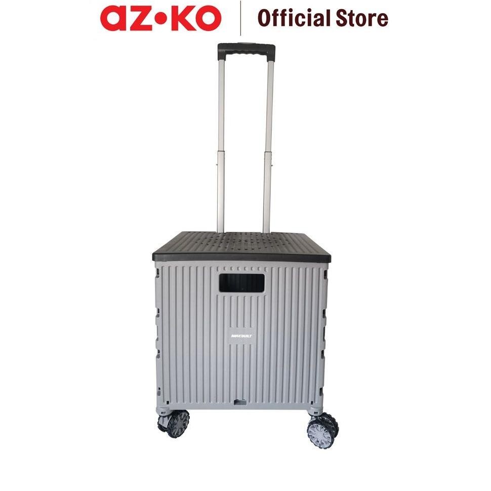 Jual RADEN AZKO Maxbuilt Troli Lipat Portabel 4 Roda 30 Kg - Abu-Abu ...