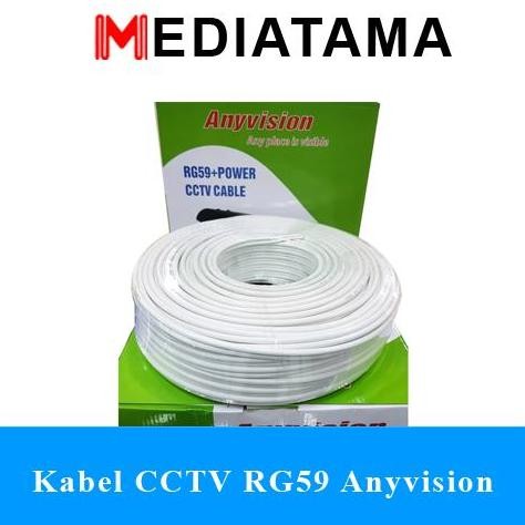 Jual NEW Kabel CCTV RG59 RG 59 Anyvision + Power (100 mtr) | Shopee ...