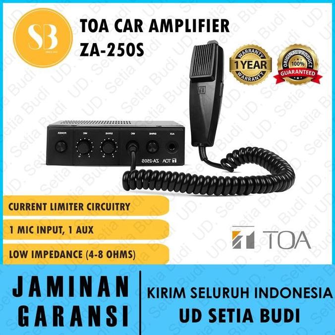 Jual Sale Toa Car Amplifier Za-250S Car Amplifier Asli Dan Bergaransi ...